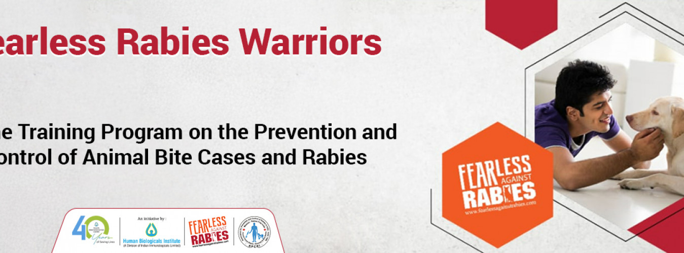 Online Training Program on the Prevention and Control of Animal Bite ...