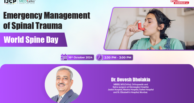 Emergency Management of Spinal Trauma (World Spine Day) | Live Webinar ...
