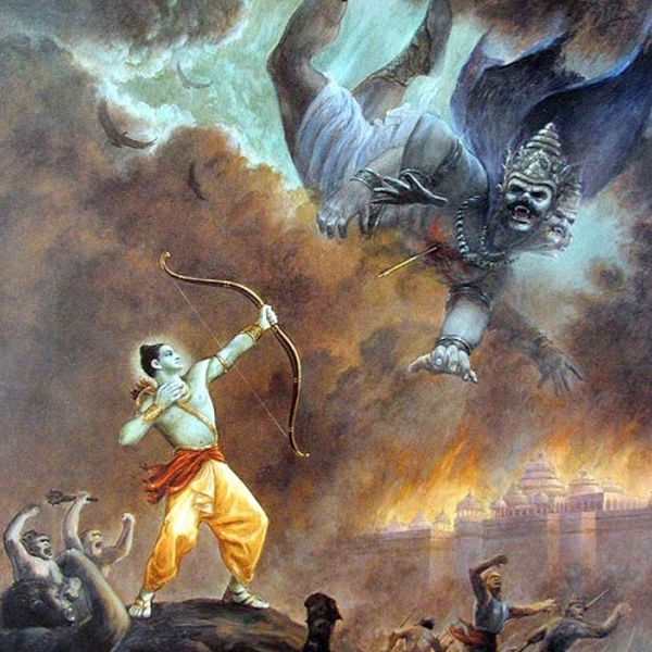 What represents Meghnath or Indrajeet in Ramayan in the allovedic language?