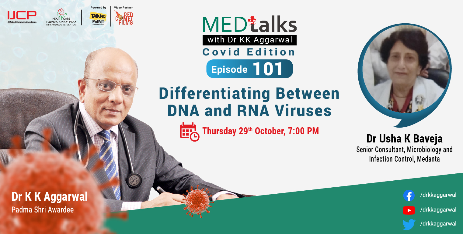 Differentiating between DNA and RNA viruses